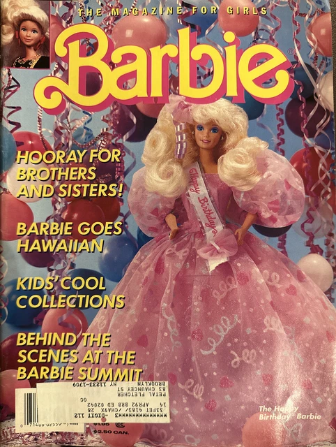 Vintage 1991 Andbarbie The Magazine For Girls Happy Birthday Barbie