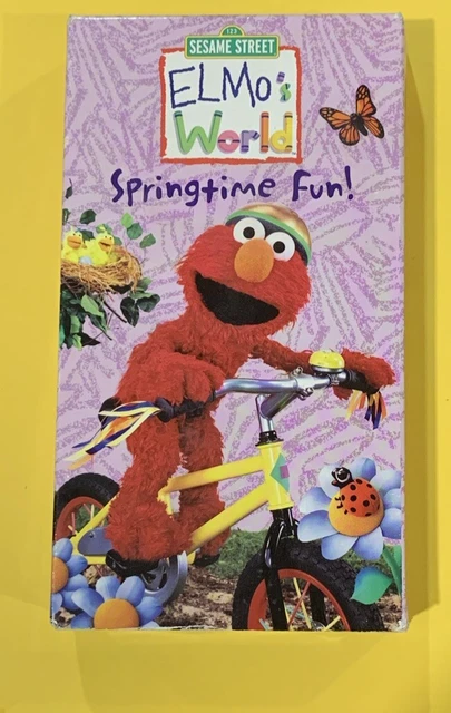 VHS TAPE SESAME Street Elmo’s World Springtime Fun! EUR 6,58 - PicClick IT