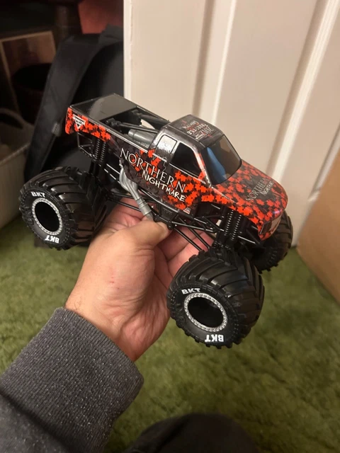 MONSTER JAM MONSTER Truck NORTHERN NIGHTMARE 1:24 Large Rare £7.00 ...