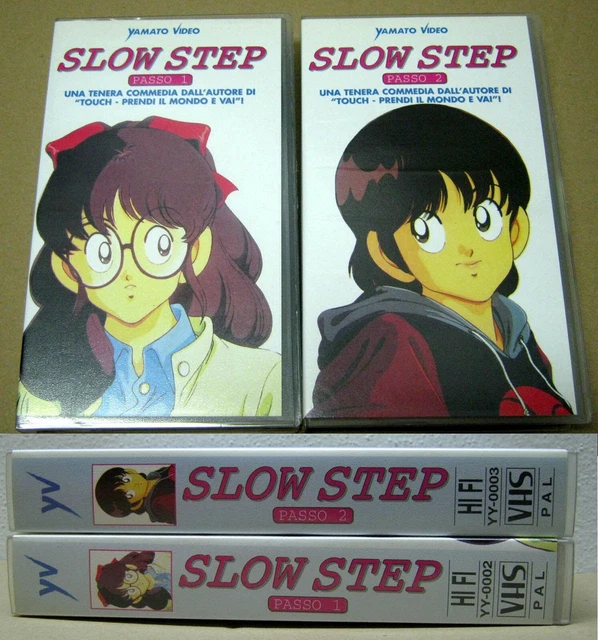 VHS MANGA MITSURU Adachi,Slow Step 1-2 Serie Completa Anime Anni 90 ...