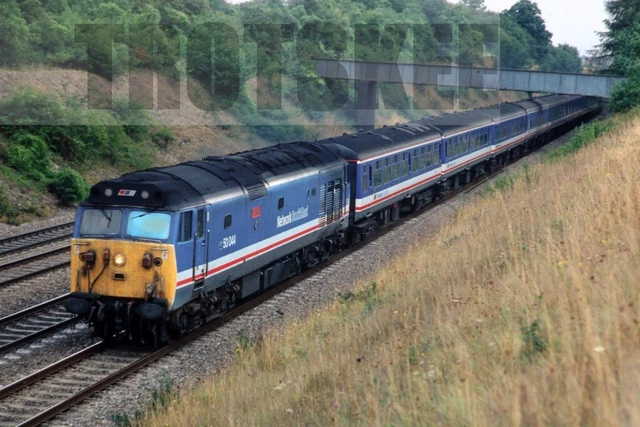 35MM SLIDE BR British Rail Diesel Loco Class 50 50044 1990 Original £3. ...