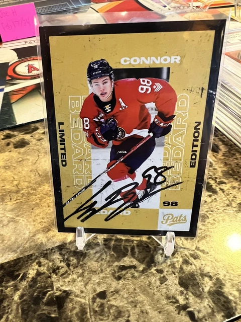 2021 REGINA PATS Team Set Connor Bedard Limited Edition Auto Rookie ...
