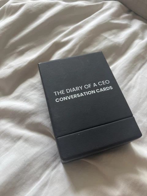 STEVEN BARTLETT THE Diary of a CEO Conversation Cards First Edition £11 ...