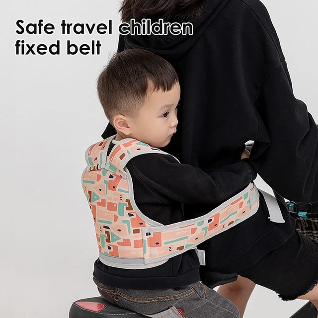 CHILD KID MOTORCYCLE Safety Harness Bike Front Back Seat Strap Belt ...