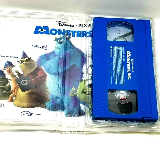 DISNEY - PIXAR Monsters, Inc. 2002 [VHS] Blue Tape (G36) £14.09 ...