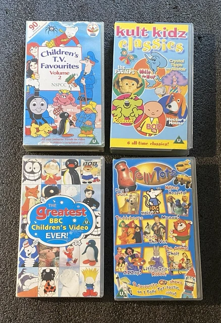 KIDS VINTAGE NURSERY Rhymes & Compilation VHS Video Bundle X 4 £24.99 ...