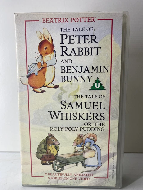 THE TALE OF Peter Rabbit and Benjamin Bunny & Samuel Whiskers On VHS ...