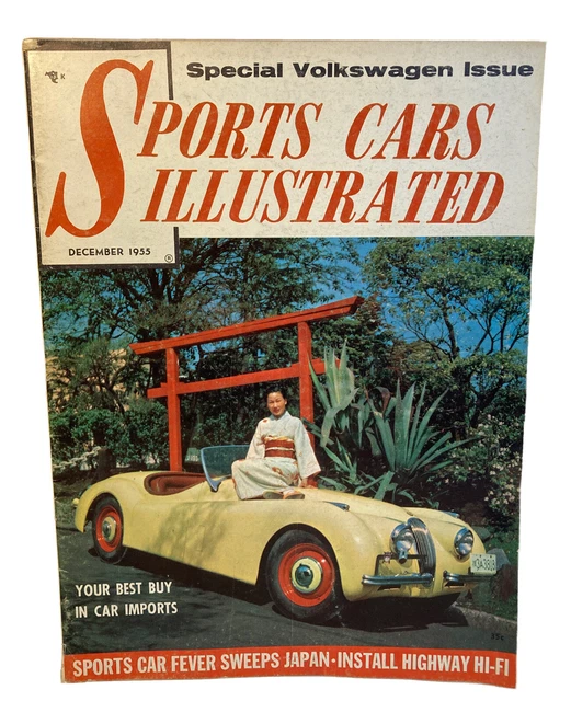 SPORTS CARS ILLUSTRATED Magazine December 1955 Special VW Issue Volume ...