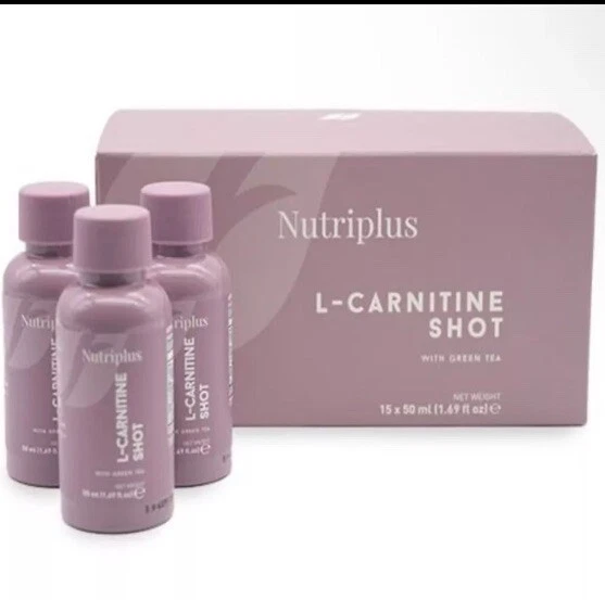 NUTRIPLUS L-CARNITINE SHOT 30 days w Green Tea Weight Loss Antioxidant ...
