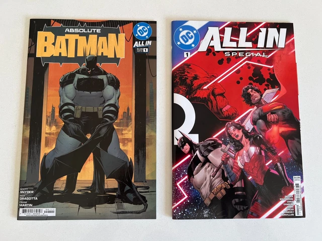 ABSOLUTE BATMAN #1 (1st print) and DC All-In #1 (2024) £15.54 - PicClick UK
