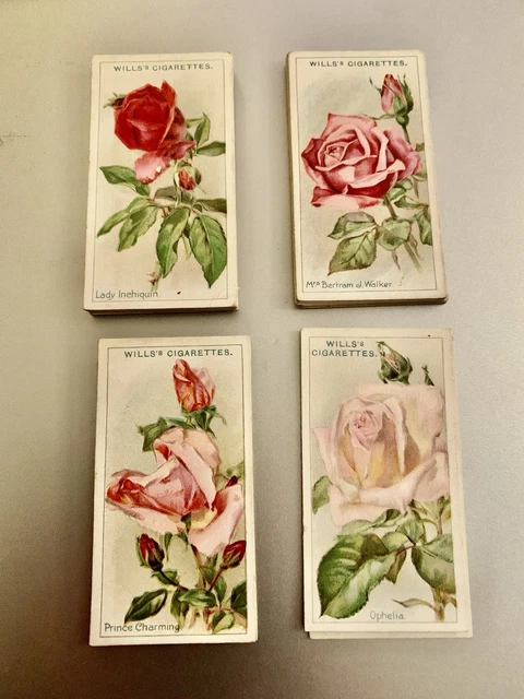 WILLS 1926 CIGARETTE Cards Roses Complete Set of 50 £26.72 - PicClick UK