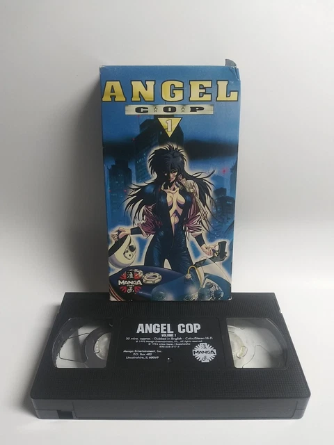 VINTAGE MANGA VIDEO Angel Cop VHS Tape Vol. 1 English Dubbed Rare 1995 ...