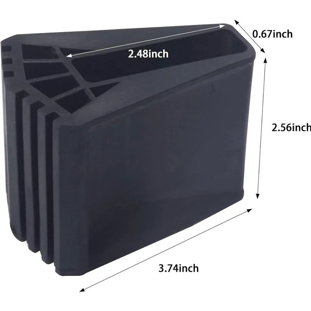 RUBBER FOOT COVER Black Ladder Base Ladder Anti-Slip Foot Pads Ladder £ ...