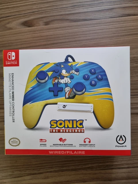 POWERA ENHANCED WIRED Controller for Nintendo Switch Sonic The Hedgehog ...
