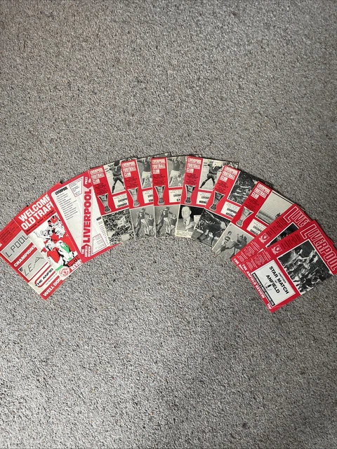 LIVERPOOL FC 1970S Programmes £5.43 - PicClick UK