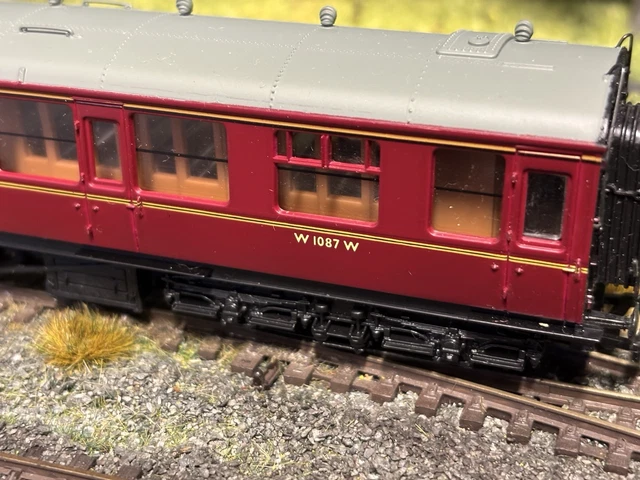 MAINLINE BR MAROON COLLETT 60' 1st 2nd COMPOSITE BRAKE COACH W7365W see ...