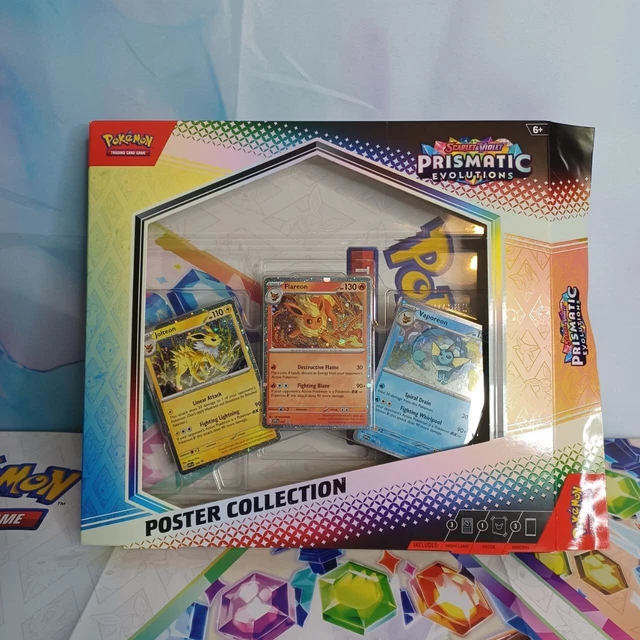 POKEMON TCG PRISMATIC Evolutions 🔥 Poster & Promo Cards Bundle Set £3. ...
