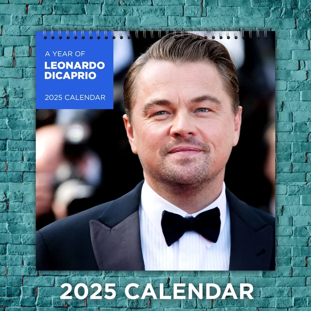 LEONARDO DICAPRIO 2025 Music Calendar, 12-Month Celebrity Wall Calendar, Fan Gif £11.14 ...