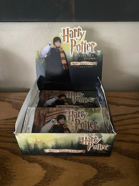 HARRY POTTER SORCERERS Stone Trading Card Single Pack RARE NEW SEALED ...