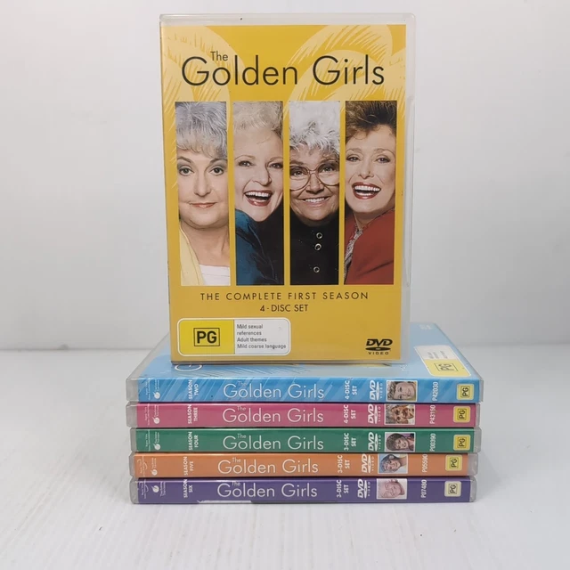 THE GOLDEN GIRLS DVD Complete Seasons 1 2 3 4 5 6 90's Comedy TV Series ...