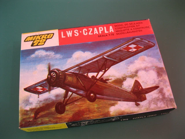 RWD 14B / LWS Czapla, ZTS Plastyk Mikro-Model Nr. S-01, Scale 1:72, Made in Pol EUR 10,00 ...