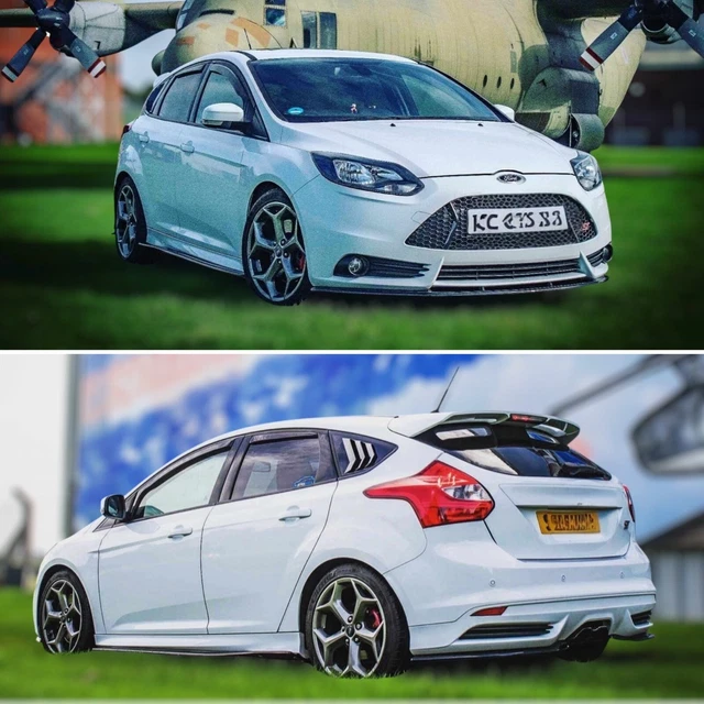 FORD FOCUS ST Mk3 Pre - Facelift Splitter Kit Black Gloss £220.00 ...