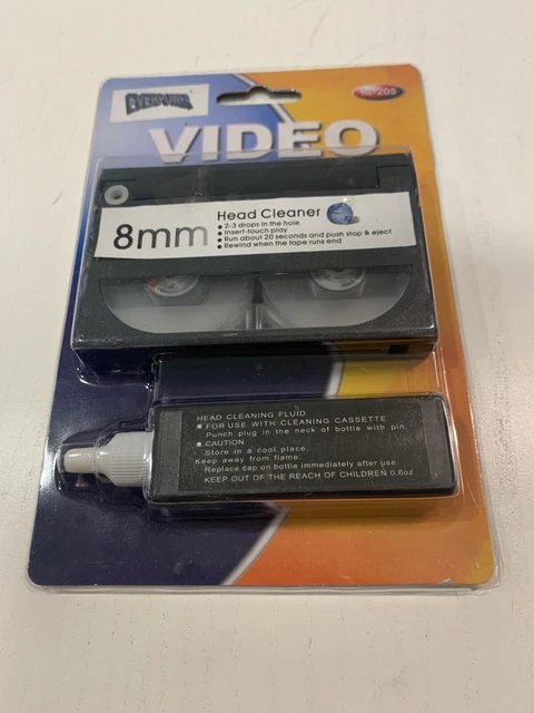 HEAD CLEANER VIDEO Cassette DV 8MM Hi8 HI-8 Videocamera | Valid for ...