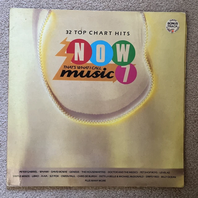 NOW THAT'S WHAT I Call Music 7 1986 Original Double Gatefold LP Vinyl ...