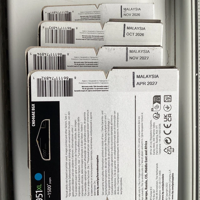 IN DATE 🚨 Genuine HP 950XL/951XL Multipack Ink Cartridges C2P43AE - 🚚 £ ...