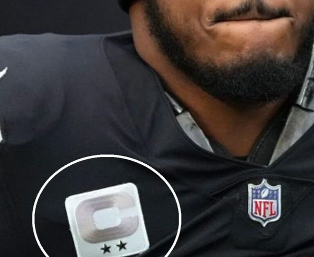 2022 SEASON LAS VEGAS RAIDERS Josh Jacobs CAPTAINS 2-⭐⭐-STAR Stick-on C ...