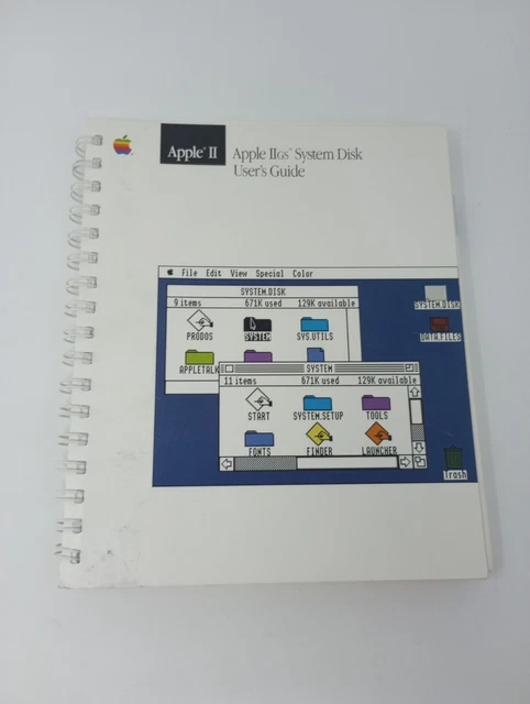 APPLE IIGS SYSTEM Disk User's Guide A2D6001 030-1495-A (Apple Computers ...