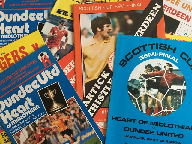SCOTTISH CUP SEMI-FINAL Programmes *Choose from List* Discount ...