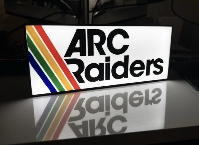 ARC RAIDERS LED Lightbox - Custom Gaming Sign - USB Powered Desk Lamp £ ...
