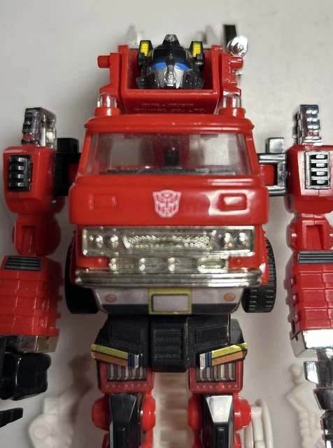 TRANSFORMERS G1 INFERNO figura quasi completa senza scatola ristampa ...