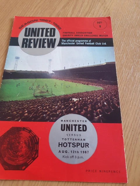 COLLECTION OF MANCHESTER United Football Programmes Including Big ...