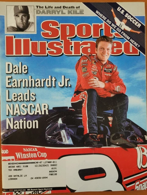 2002 DALE EARNHARDT JR. LEADS NASCAR NATION 7/1 Sports Illustrated £2. ...