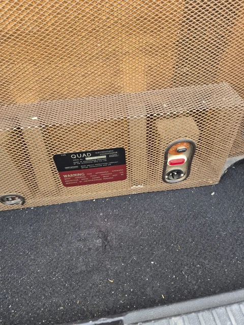 QUAD ESL57 SPEAKERS as seen working a year ago before been put into ...