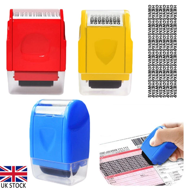 ID THEFT PROTECTION Roller Stamp Security Data Defender Confidential ...