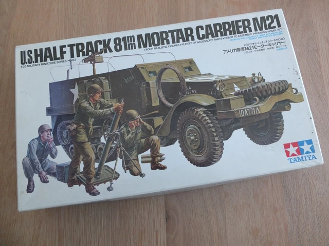 TAMIYA 35083 - US M21 HALBSPUR 81 mm MÖRTELTRÄGER - 1/35 MODELLSATZ EUR ...