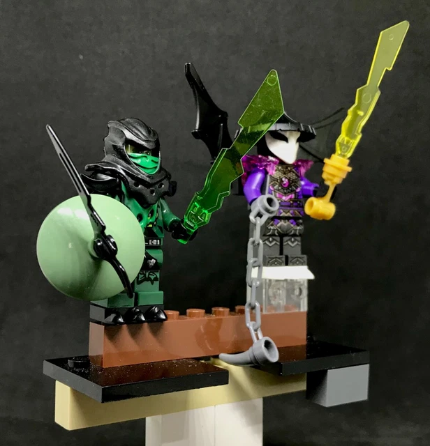 LEGO VANGELIS SHINTARO KING + MORRO GREEN EVIL MOC Ghost Lloyd NINJAGO ...