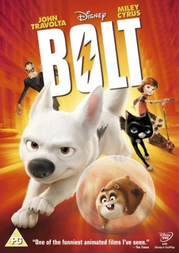 BOLT (2009) JOHN Travolta; Miley Cyrus; James Lipton; Chris Williams ...