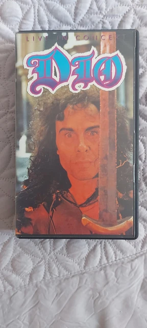 RONNIE JAMES DIO Live In Concert RARE Polygram Release VHS Video pre ...