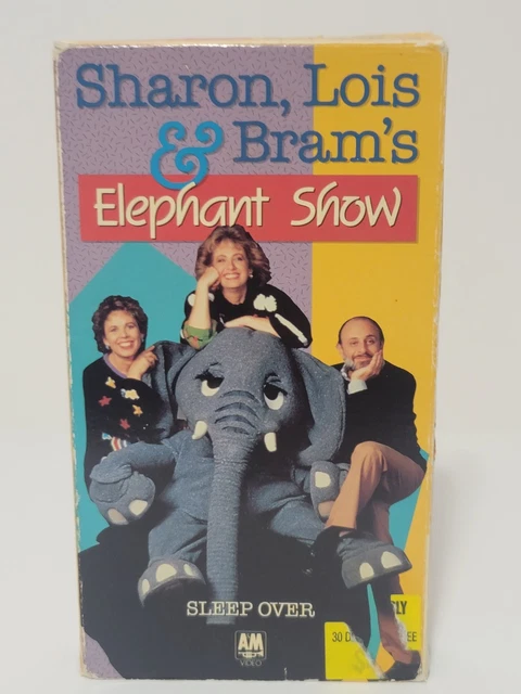 SHARON, LOIS & BRAM’S ELEPHANT SHOW SLEEP OVER VHS (PRE-VIEWED ...