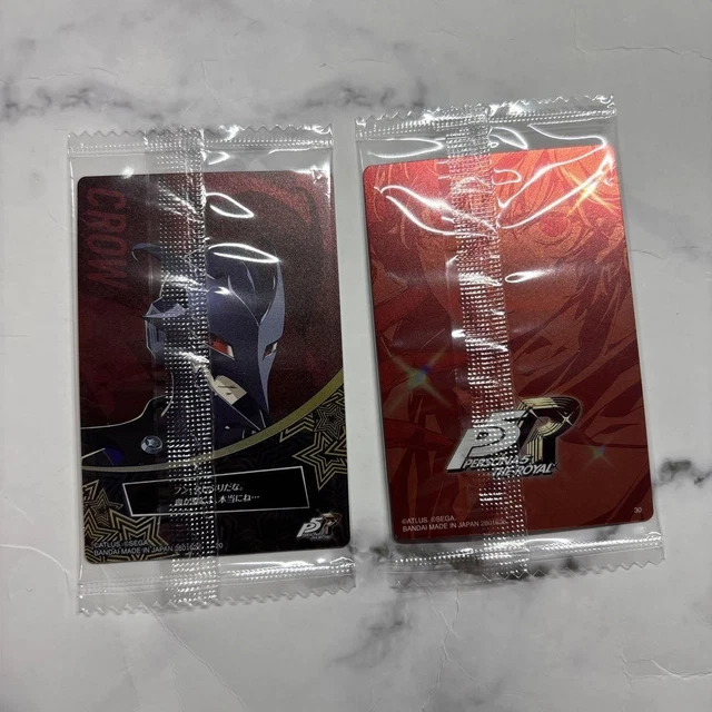 PERSONA WAFER 2 P3R P4G P5R No20 Secret3 Crow No30 SP3 Ren Amamiya Joker Unopene $114.97 ...
