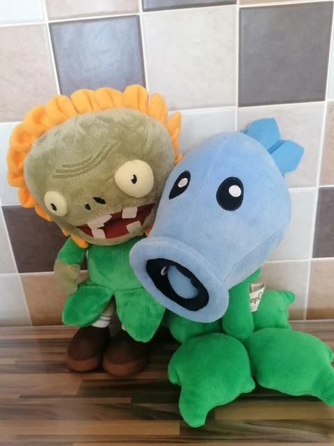 SEGA PRIZE POPCAP Plants VS Zombies Plush ~ Sunflower Zombie & Plant £ ...