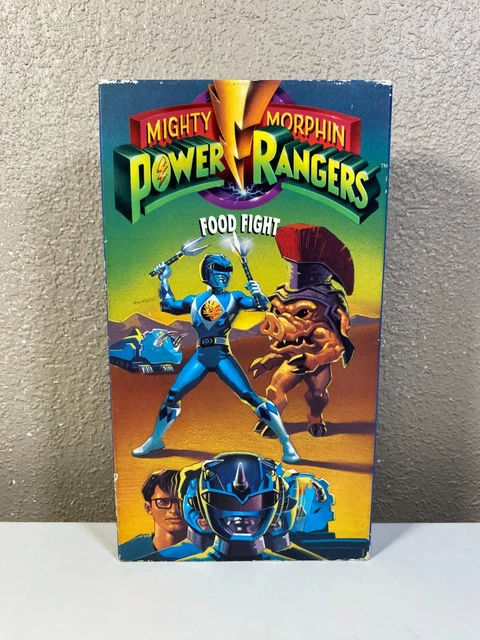 POWER RANGERS FOOD Fight VHS Episode 3 1993 Rare Vintage Collectible $2 ...