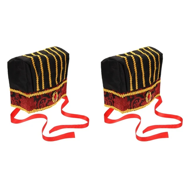 2 COUNT FABRIC Hanfu Hat Black Rice Chinese Emperor Costume £10.78 ...