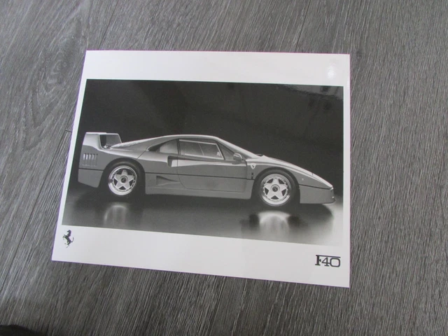 FERRARI F40 CLASSIC Iconic Italian Sports Car Original Period Press ...