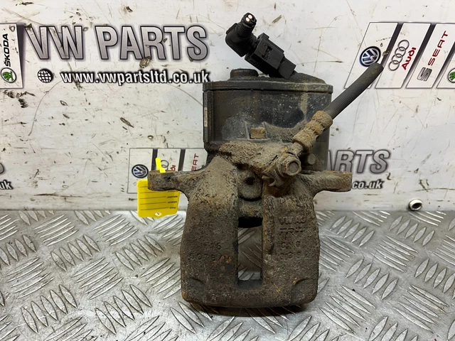 VW PASSAT CC Passenger Side Rear Electric Brake Caliper 2.0Tdi Cff 2010 ...