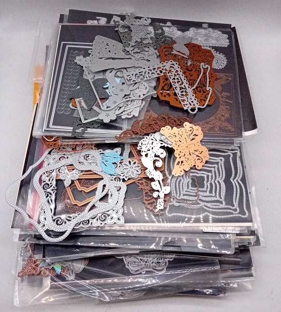METAL DIE CUTS Huge Job Lot 17kg Crafts with Magnetic Sheets Bundle ...